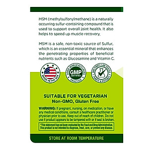 INNERVISNUTRITION MSM Joint Support Health – 2000 mg Healthy Mobility Cartilage Comfort Muscle Recovery 150 Tablets Supplements