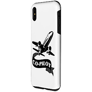 iPhone XS Max Vintage Flying Pilot Aircraft Co-Pilot Airplane-themed appar Case