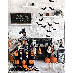 Large Size Halloween Balloons, 1pc huge castle balloon for Halloween foil balloons Celebration Party Bar Anniversary Graduation Decoration Indoor Outdoor