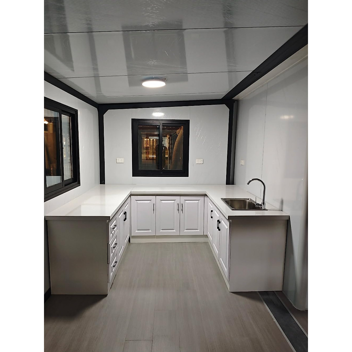 Foldable Container Expandable House 1 Bedroom Prefabricated Folding House With Bathroom