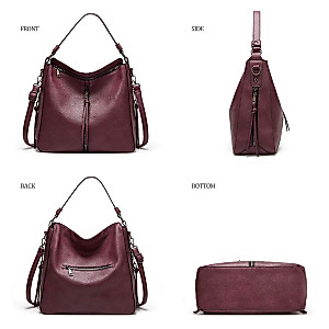 Women Fashion Handbags Wallet Tote Bag Shoulder Bag Top Handle Satchel Purse Set 3pcs