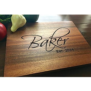 Personalized Monogram Cutting Board Butcher Block Custom Gift Personalized Gift for Her Anniversary Gift Birthday Gift Christmas Gift Promotion