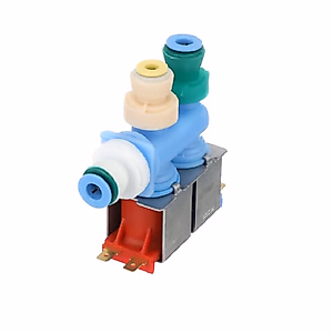 Generic Fits Whirlpool K-79072 Solenoid Valve 295C21, Dual Coil R-35W B-15W