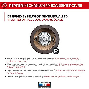 Peugeot 870422/1 Paris Classic 9-Inch Pepper Mill, Chocolate
