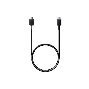 Samsung Galaxy USB-C Cable (USB-C to USB-C) - Black - US Version with Warranty, Laptop