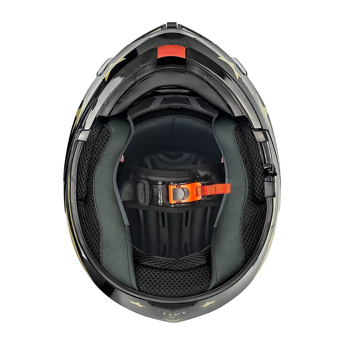 VCAN VX28 Full Face Modular Flip-Up Motorcycle Helmet ECE & DOT Approved, Coolmax Cheek Pad & OTG Ready