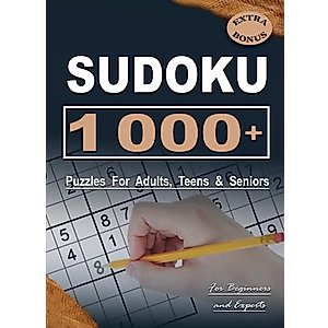 1020 Sudoku Puzzles for Adults: Sudoku Puzzle Book for Adults. Easy to Hard with full Solutions