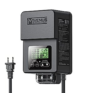 VENUS MANUFACTURING 120W Low Voltage Transformer Weatherproof Outdoor Landscape Transformers with Timer and Photo Sensor Power Pack 12V-14V Power Supply Suitable for Halogen & LED Spotlight Path Light