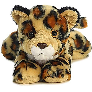 Aurora® Adorable Mini Flopsie™ Amazon Jaguar™ Stuffed Animal - Playful Ease - Timeless Companions - Brown 8 Inches