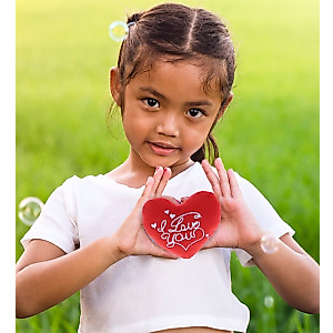 DolliBu I Love You Red Heart Plush - Mini Stuffed Heart Plush Toy, Special Anniversary Valentines Day Heart Plush Accent, Cute Small Heart Shaped Plush Decor, Romantic Stuffed Animals Heart- 3 Inches