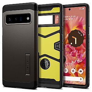 Spigen Tough Armor [Extreme Protection Tech] Designed for Google Pixel 6 Pro Case (2021) - Gunmetal
