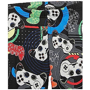 The Children's Place Boys' Long Sleeve Top and Pants Snug Fit 100% Cotton 2 Piece Pajama Set, Fall Gamer