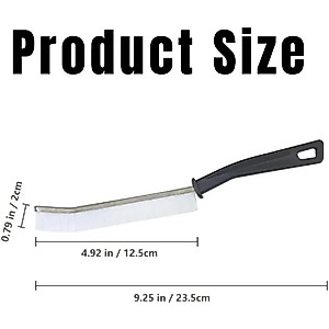 Oanruyan 3pc-Black Gap Cleaning Brush, 2023 New Multifunctional Crevice Cleaning Tool, Dead Corners Brushes for Bathroom Kitchen Tiles Window Door Slots