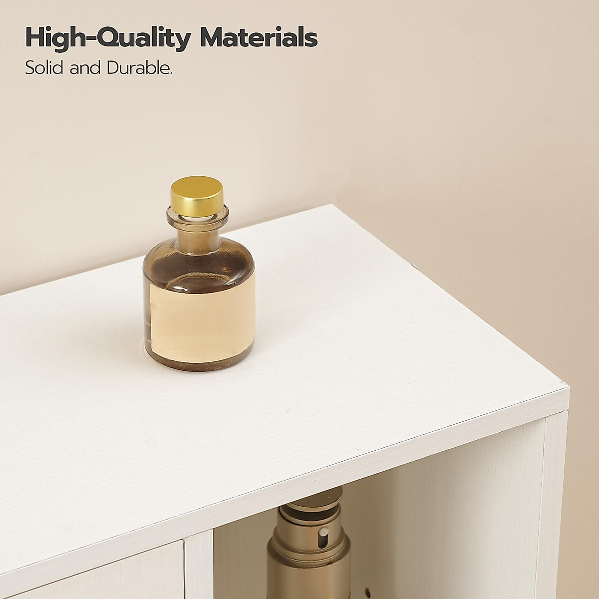 HOOBRO Medicine Cabinet with Mirror, Bathroom Wall Mounted Cabinet with Hidden Space and 2 Adjustable Shelves, Single Mirrored Door, for Bathroom, Bedroom, Living Room, Kitchen, White WT55CW01