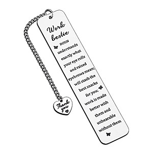 Employee Appreciation Gifts for Women Work Bestie Office Best Friend Bookmark Boss Lady Day Christmas Supervisor Leader Manager Colleague Leaving Retirement Thank You Farewell Going Away Men Her Him