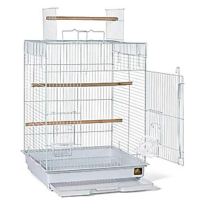 Prevue Top Opening Bird Cage Wht/Wht