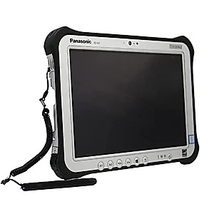 Toughbook Panasonic G1, FZ-G1 MK4 Intel Core i5-6300U 2.4GHz, 10.1" Multi Touch, Digitizer, 256GB SSD, 8GB, LAN Port, WiFi, Bluetooth, Webcam, Rear Camera, TPM 2.0, Windows 10 Pro (Renewed)