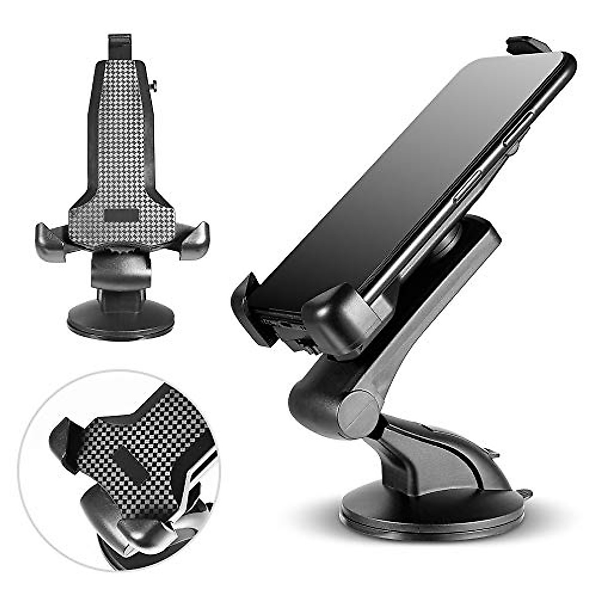 Windshield Dashboard Car Mount for Samsung Galaxy Xcover6 Pro S22 Ultra S22 Plus S22 S21 FE S20 FE 2022 M53 M33 M23 M13 F23 F13 A73 A53 A33 A23 A13 All Phone