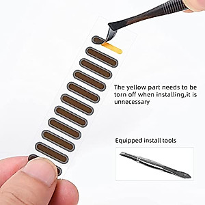 iPhone Speaker Cover Protector Dustproof Speaker Mesh Adhesive Stickers, 5PCS Anti Dust Plugs for iPhone 14/14 Pro Max, iPhone 13/13 Pro/12/12 Mini/12 Pro Max, Anti Dust Kit with Tweezers