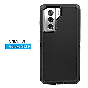 AICase for Galaxy S21 Plus Case with Screen Protector, Heavy Duty Drop Protection Full Body Rugged Shockproof/Dust Proof 3-Layer Military Grade Tough Durable Phone Cover for Samsung Galaxy S21 Plus