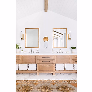 HomeyHandcraft Rattan Towel Ring, Modern Hand Towel Holder for Bathroom and Kitchen Wall, Bathroom Hand Towel Ring, Rattan Towel Hanger Decor