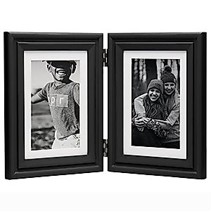 WISADD Bundled with Vertical 5X7 Double Picture Frames