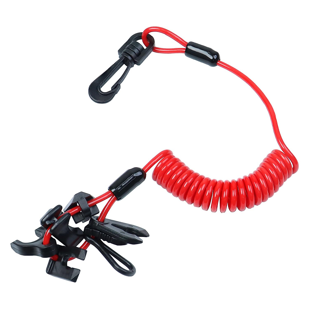 Universal Boat Kill Switch Keys Lanyard, Outboard Jet Ski Cord Tether Siut for Mercury, Yamaha, Honda, Tohatsu, Johnson, Evinrude, Suzuki