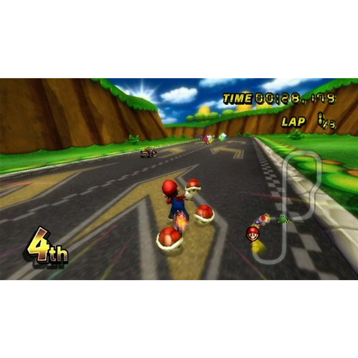 Mario Kart Wii with Wii Wheel