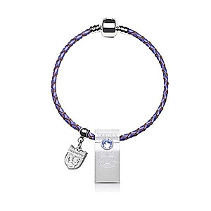 TOPMORE ZJ Series USB3.0 Flash Drive decorated with leather braided bracelet Flash Disk Fashion High speed Memory Stick (64GB, Purple)