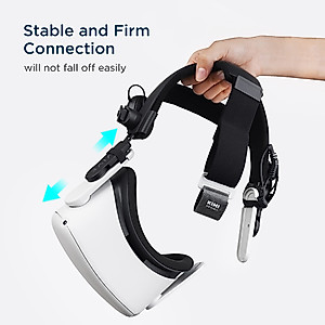 KIWI design Deluxe Audio Strap Adapter Kit Compatible with Quest 2 Accessories (Not 3D Printed, Not Include The Head Strap or Quest 2)