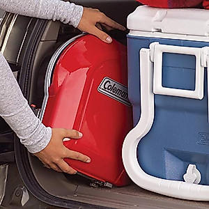 Coleman Fold N Go + Propane Grill,Red