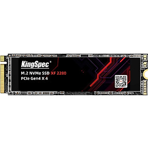 KingSpec 1TB PCIe4.0 NVMe SSD, M.2 2280 SSD 3D NAND Flash- Read Speed up to 4800MB/s, Compatible with PS5 / Desktop/Laptop