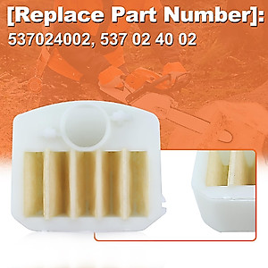 Mtanlo Air Filter Fuel Hose Line Filter For Husqvarna 353 350 346 XP 345 340e 537024002, Air Filter, Fuel Hose, Filter Filte, Spark Plug