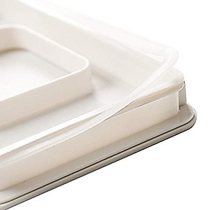 7.2inch Wipes Dispenser, Modern Rectangular Wipe Container with Sealing Design Portable Keeps Wipes Fresh, Non-Slip Easy Open/Close Wipes Pouch Case