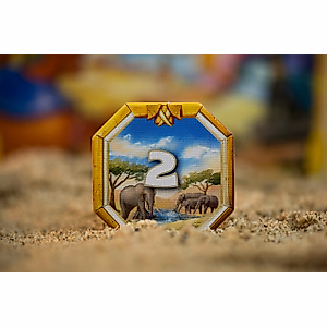 Ankh'or Board Game - Ancient Egyptian Marketplace and Building Strategy Game, Fun Family Game for Kids & Adults, Ages 8+, 2 Players, 30 Minute Playtime, Made by Space Cowboys