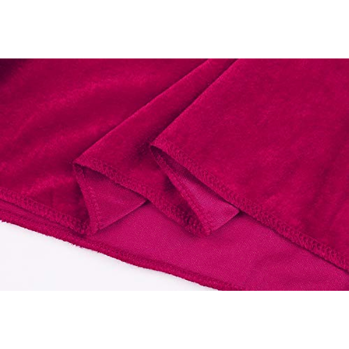 Aricy Kids Hooded Cloak Cape Christmas Halloween Role Play Cosplay Costume, Velvet Burdundy, M/ages 5-7