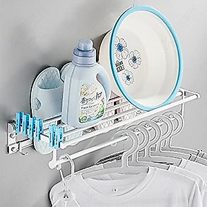 Towel Racks, Towel Rack Bath Towel Holder Towel Stand Towel Holder Punch Free Shower Shelf Bathroom Accessories Wall Organizer Hook Hanger Aluminum Storage Rack Towel Storage Holder/Tr/a