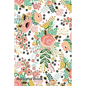 Address Book: Pink Floral Design | Birthdays & Address Book for Contacts, Addresses, Phone Numbers, Email, Alphabetical Organizer Journal Notebook (Address Books)