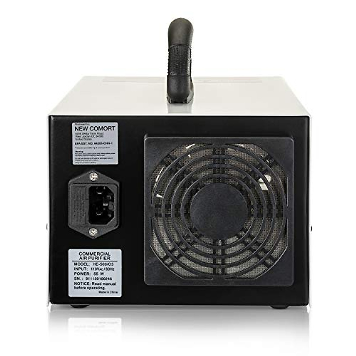 White Commercial 8,500mg/hr O3 Ozone Generator Air Purifier