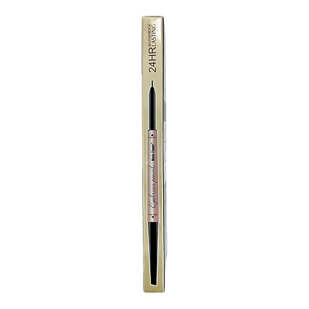 Music Flower Eyebrow Pencil Double Ended, Waterproof Natural Brow Enhancing Pen, Long lasting Eye Makeup, Pack of 1, Light Brown