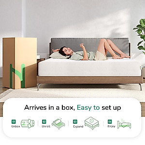 Novilla Full Mattress, 12 Inch Full Size Memory Foam Mattress with Comfort Foam for Pressure Relief & Cool Fresh Sleep,Removable Washable Mattress Cover, Memory Foam Mattress Full