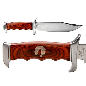 NDZ Performance Elk Ridge Outdoor Hunting Fixed Blade Full Tang Knife Wolf Moon 3