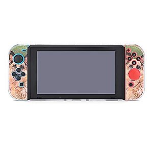 Dockable Switch Case for Nintendo, Games Protective Hard Carrying Clear Cover Case - German Shepherd 2