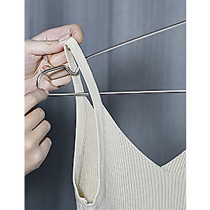 【5-Pack】 WAIKAS Clothes Hanger 304 Stainless Steel 42cm