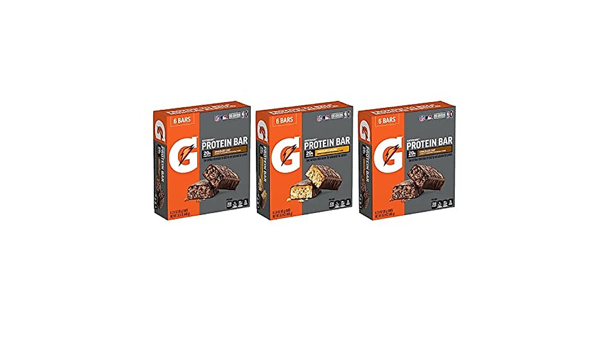 Gatorade Whey Protein Bars Variety Pack – Athletic Recovery & Fuel