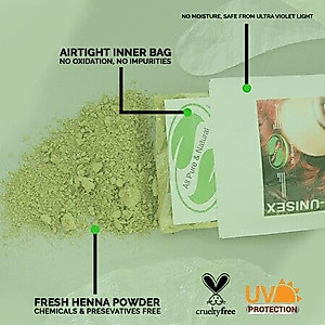 1 Pack Of Deep Red Henna Hair & Beard Color/Dye 100 Grams - Natural Hair Color, Plant-based Hair Dye - The Henna Guys