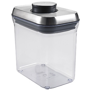 OXO SteeL 1.5 Qt POP Container – Airtight Food Storage – for Snacks and More