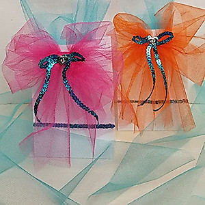 Expo International Premium Shiny Spool of 6 Inch X 25 Yards | Mint Green Tulle