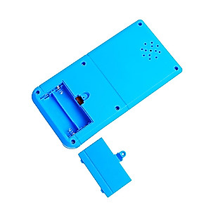 HLF New Large Screen Brick Game Console Green Backlight Built-in 23 Multi-Mode Block Games Classic Nostalgia Puzzle Speed and Difficulty can be Adjusted Suitable as a Gift for Kids (Blue)