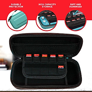 EVORETRO Switch lite case accessories compatible with nintendo switch case lite, nintendo lite case with nintendo lite accessories for Pokemon Legend, Animal Crossing, Super Mario, Mario Kart